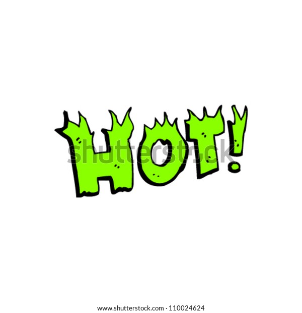 Hot Cartoon Stock Vector (Royalty Free) 110024624