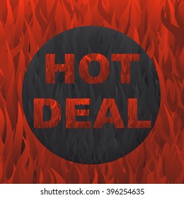 Hot Deal Sign Stock Vector (Royalty Free) 396254635 | Shutterstock