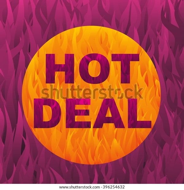 Hot Deal Sign Stock Vector (Royalty Free) 396254632 | Shutterstock