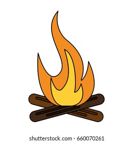 Bone Fire Illustration Fire Stock Vector (Royalty Free) 1227390745