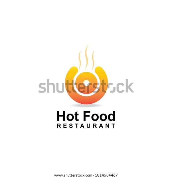 Hot Food Restaurant Logo Stock Vector (Royalty Free) 1014584467 ...