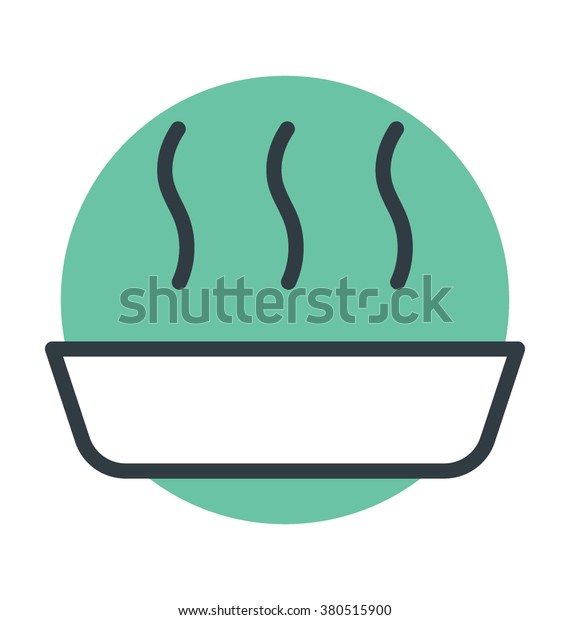 Hot Food Vector Icon Stock Vector (Royalty Free) 380515900 | Shutterstock