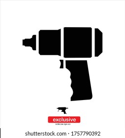 Hot Gun Iconflat Design Style Vector Stock Vector (Royalty Free ...