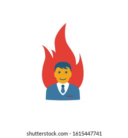 Hot Lead Icon Simple Flat Element Stock Vector (Royalty Free ...