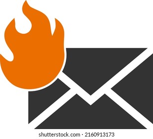 Hot Letter Vector Illustration Flat Illustration Stock Vector (Royalty ...
