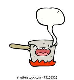 Kitchen Pan Cartoon Stock Vector (Royalty Free) 222544306