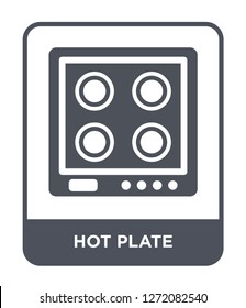 Hot Plate Vector Icon Lineout Linear Stock Vector (Royalty Free ...