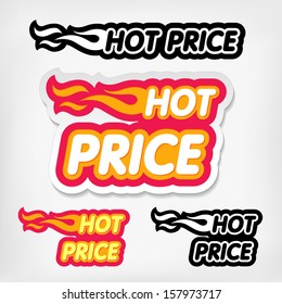 Hot Deal Tags Hot Deal Icons Stock Vector (Royalty Free) 157969211 ...