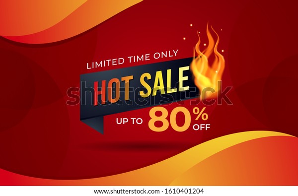 Hot Sale Background Template Burning Tag Stock Vector (Royalty Free ...