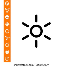 Hot Sign Icon Stock Vector (Royalty Free) 708029029 | Shutterstock