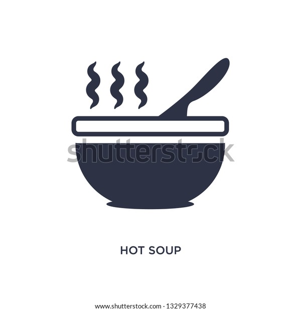 Hot Soup Icon Simple Element Illustration Stock Vector (Royalty Free ...