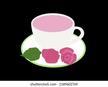 Hot Tea Menu Mellow Flavor Stock Vector (Royalty Free) 2189602769 ...