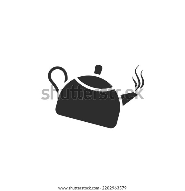 Hot Teapot Simple Icon On White Stock Vector (Royalty Free) 2202963579 ...