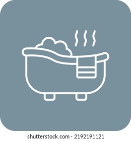 Hot Tub Vector Icon Can Be Stock Vector (Royalty Free) 2192191121 ...