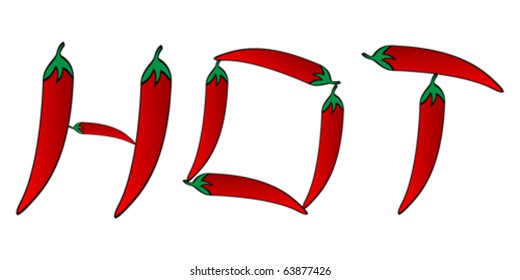 Hot Word Stock Vector (Royalty Free) 63877426 | Shutterstock