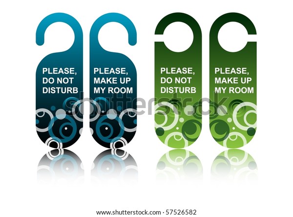 Hotel Door Signs Vector Stock Vector (Royalty Free) 57526582