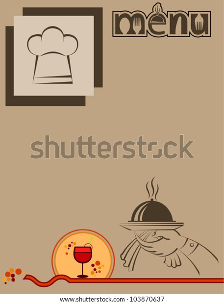 Hotel Food Menu Template Stock Vector (Royalty Free) 103870637 ...