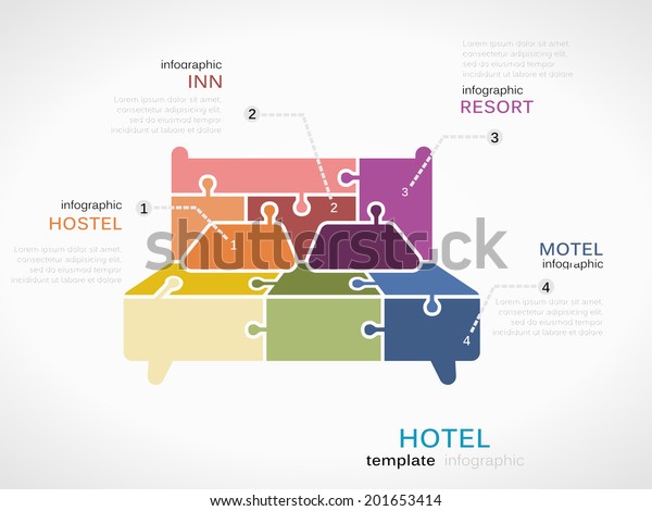 Hotel Infographics Stock Vector (Royalty Free) 201653414 | Shutterstock