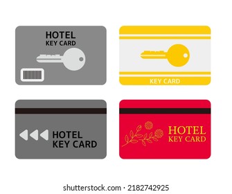 Hotel Key Cards Vector Illustration Stock Vector (Royalty Free ...