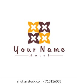 Hotel Logo Template Stock Vector (Royalty Free) 713116033