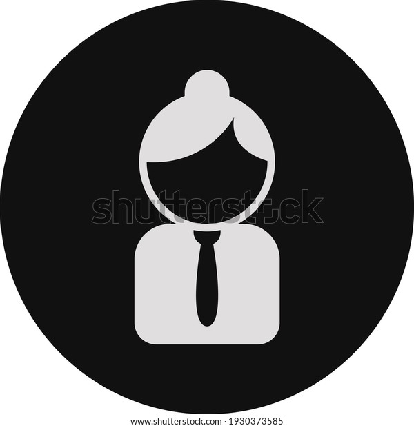 Hotel Manager Illustration Vector On White Stock Vector (Royalty Free ...
