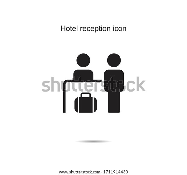 Hotel Reception Icon Ideas Design Vector Stock Vector (Royalty Free ...