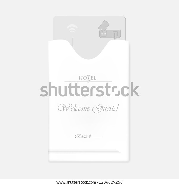 Hotel Rfid Key Card Inside Keycard Stock Vector (Royalty Free) 1236629266