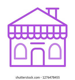 Store Building Front Icon Stock Vector (Royalty Free) 690068143