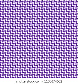 Houndstooth Seamless Pattern Classic Purple White Stock Vector (Royalty Free) 1138674602 ...