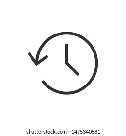 Clock Icon Vector Illustration Template Stock Vector (Royalty Free ...