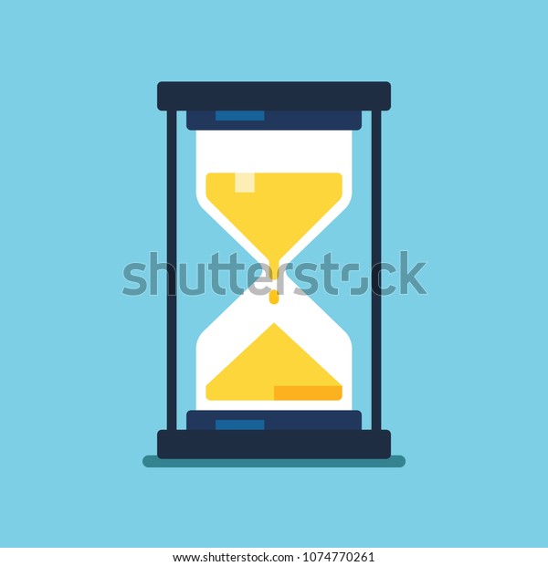 Stock vektor „Hourglass Icon Modern Flat Style Vector“ (bez autorských ...