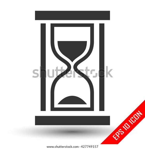 Hourglass Icon Sand Timer Symbol Logo Stock Vector (Royalty Free ...