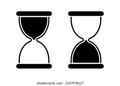 Hourglass Icon Set Simple Design Stock Vector (Royalty Free) 2197978127 ...