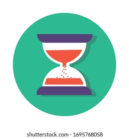 Vector Illustration Single Isolated Clepsydra Icon Stock Vector ...