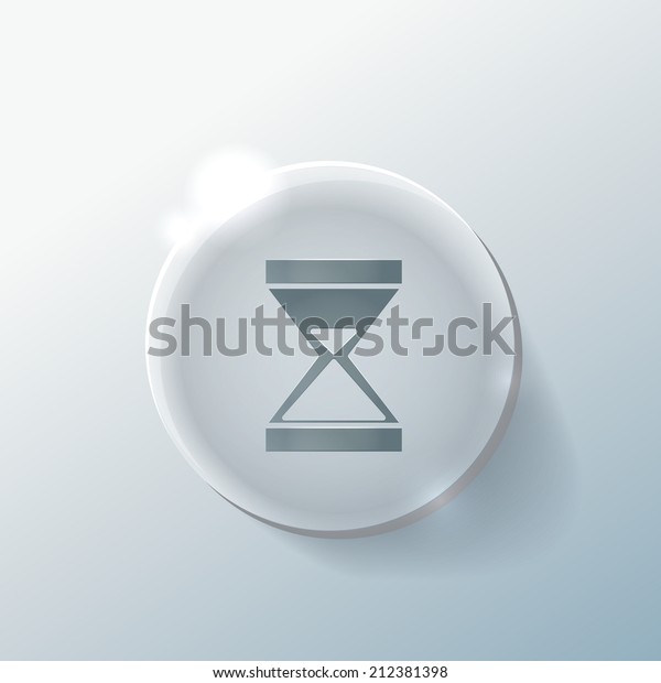 Hourglass Waiting Stock Vector (Royalty Free) 212381398 | Shutterstock
