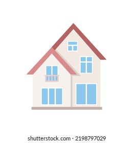 House Annex Icon Vector Illustration Stock Vector (Royalty Free ...