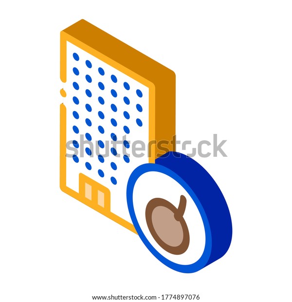 House Bomb Crash Icon Vector Isometric Stock Vector (Royalty Free ...