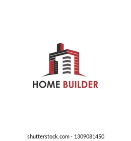 House Builder Logo Template Stock Vector (Royalty Free) 1309081450 ...