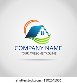 House Company Logo Vector Stock Vector (Royalty Free) 1302641086 ...