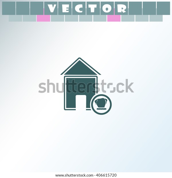 House Dog Icon Stock Vector (Royalty Free) 406615720 | Shutterstock