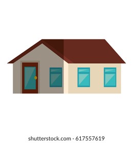 House Exterior Isolated Icon Stock Vector (Royalty Free) 617557619 ...