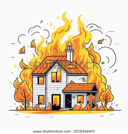 House Fire Clipart | Free download on ClipArtMag