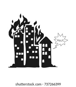5,843 Building on fire cartoon Images, Stock Photos & Vectors ...