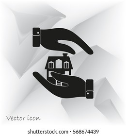 House Hands Stock Vector (Royalty Free) 568674439 | Shutterstock