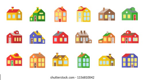 House Icon Flat Design Pixel Perfect Stock Vector (Royalty Free) 1156810042 | Shutterstock