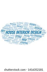 House Interior Design Word Cloud Wordcloud: vector de stock (libre de ...