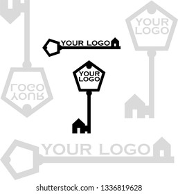 House Key Logo Stock Vector (Royalty Free) 1336819628 | Shutterstock