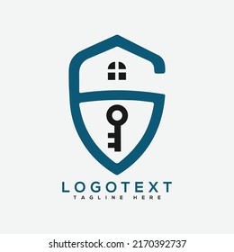 House Key Vector Logo Design Template Stock Vector (Royalty Free ...