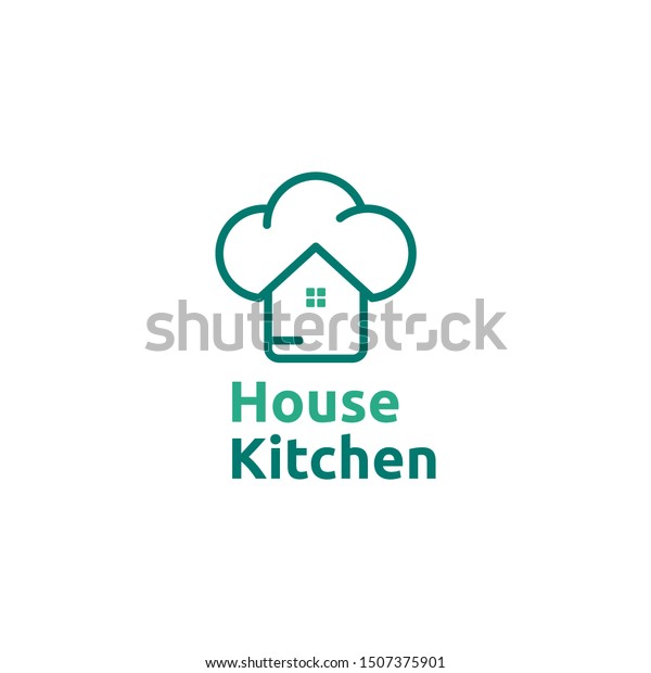 House Kitchen Logo Design Template Stock Vector (Royalty Free ...