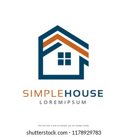 House Logo Template Design Vector Emblem Stock Vector (Royalty Free ...